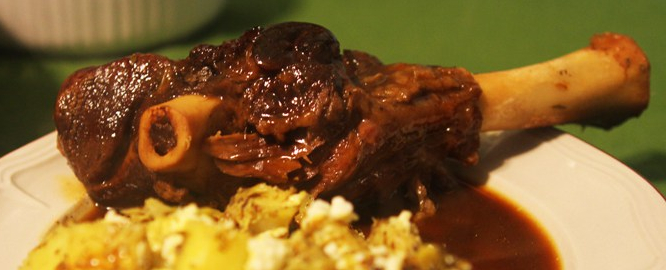 Braised Lamb Shanks | The Grumpy Gastronome